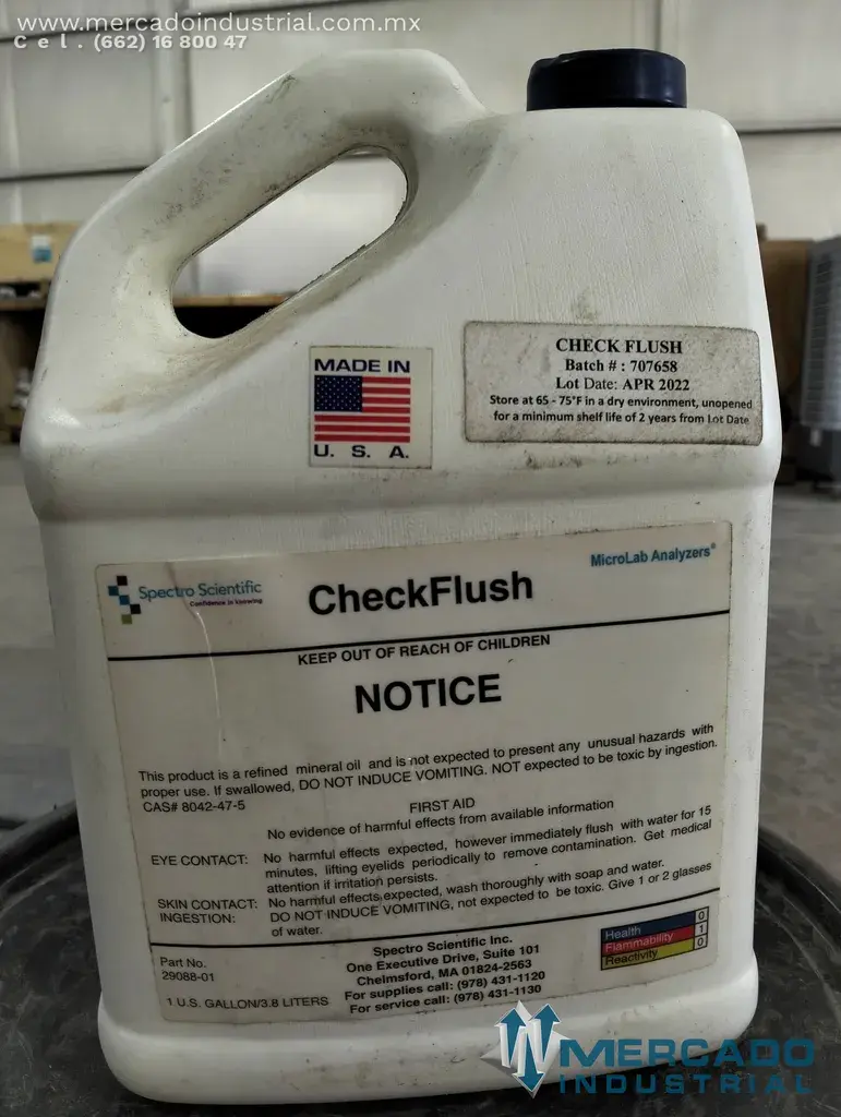 Spectro Scientific 29088-01 CHECK FLUSH PARA ANÁLISIS DE ACEITE EN ...